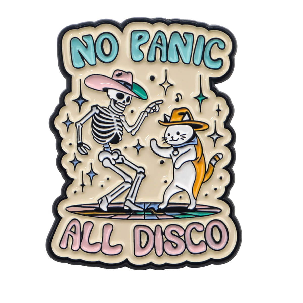 No Panic All Disco Cat Pin – Meoweirdo