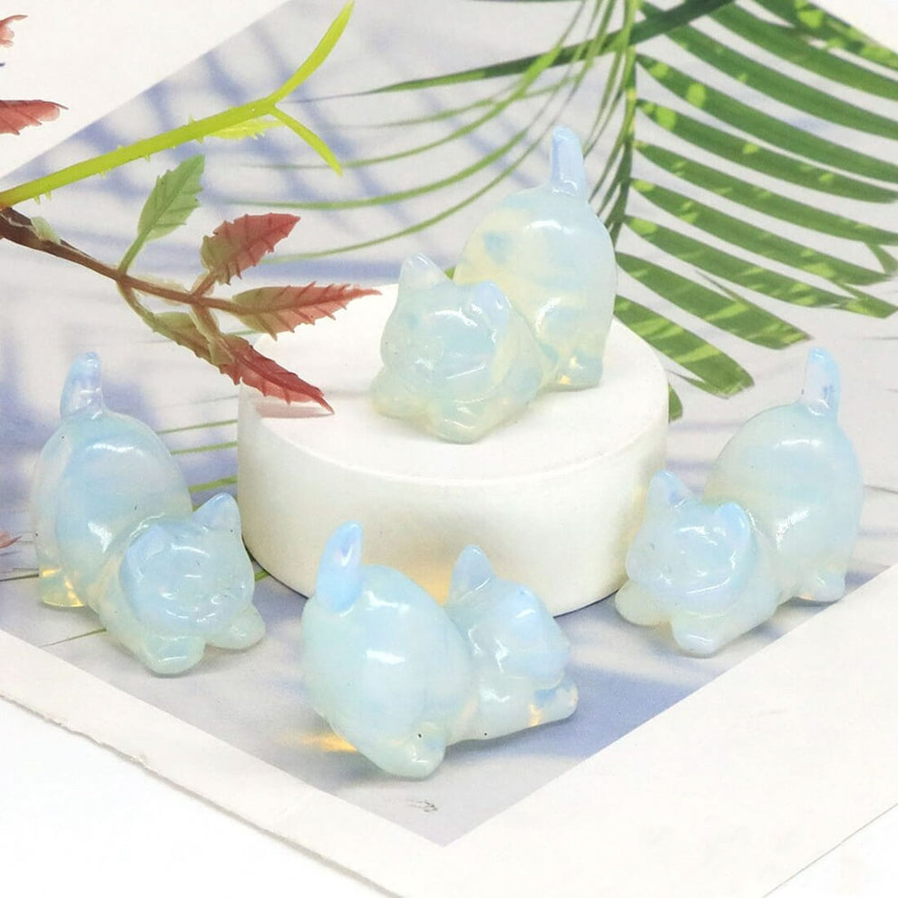 Mini Quartz Crystal Cat Bundle (4 Pcs) – Meoweirdo