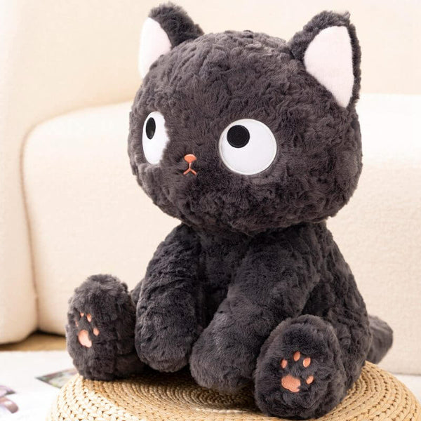 Adorable Black Cat Plush – Meoweirdo