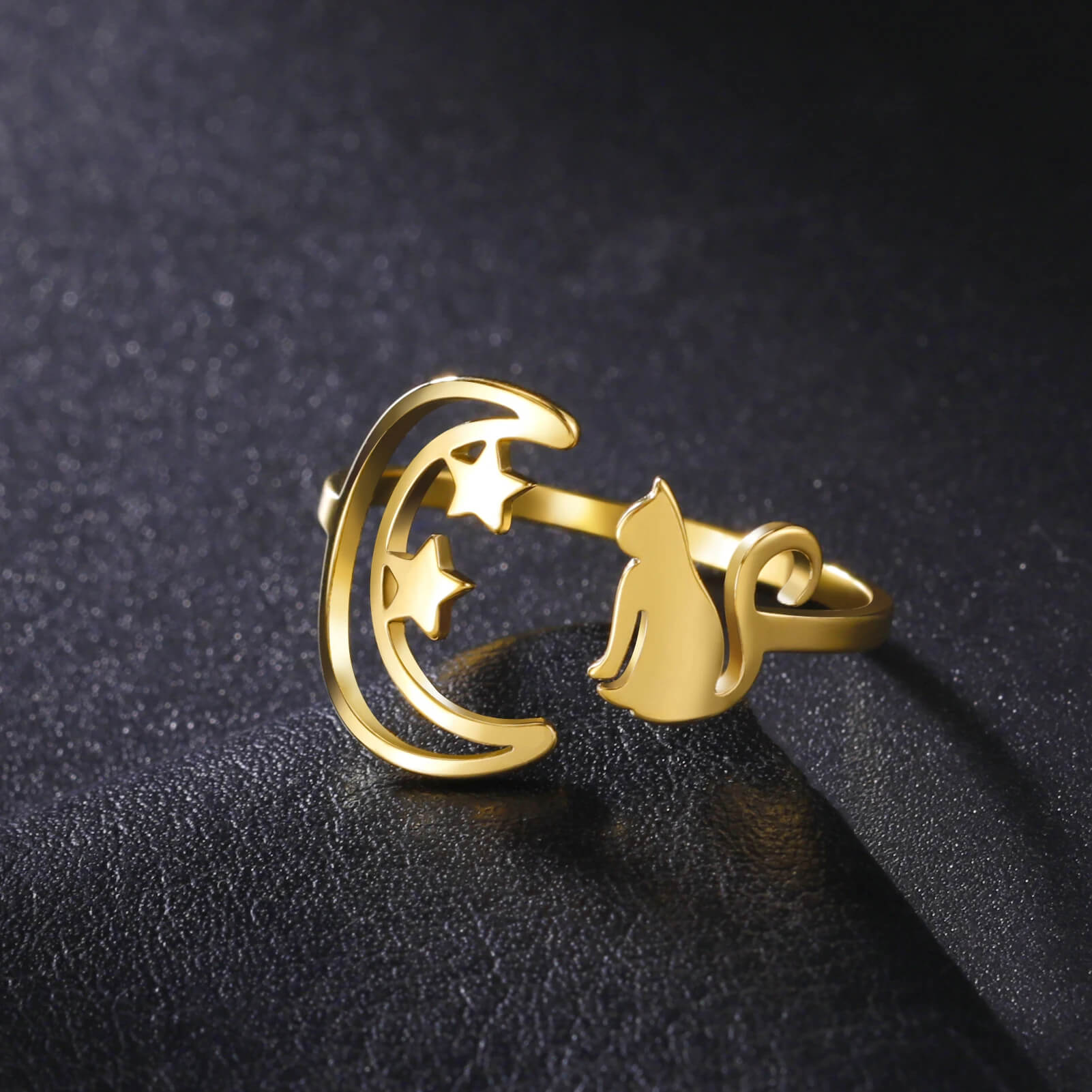Crescent Cat Ring – Meoweirdo