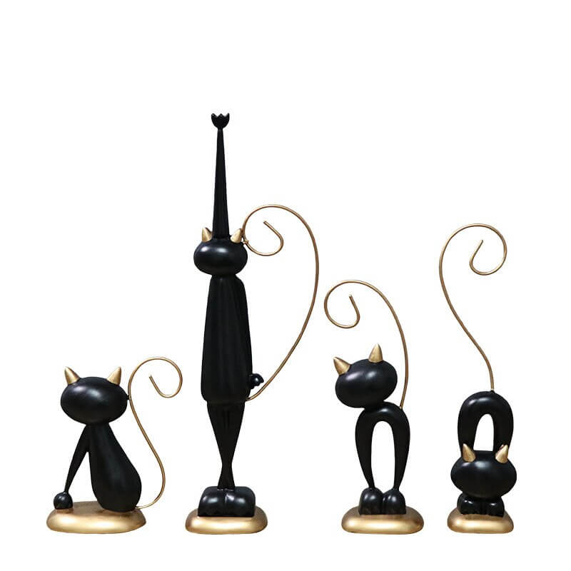 Relaxing Cat Ornament Set – Meoweirdo