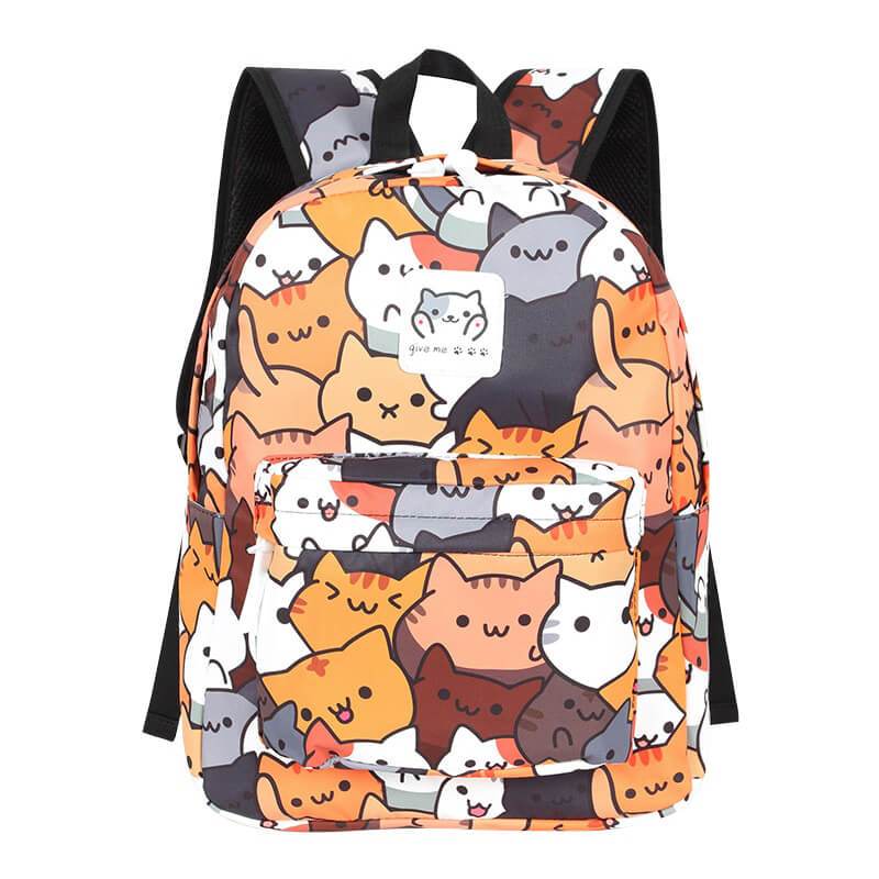 Cartoon Cat Backpack – Meoweirdo